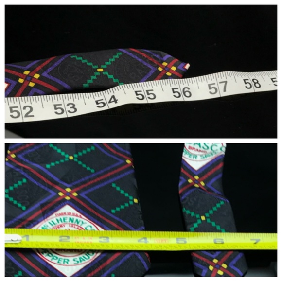 Tabasco | Accessories | Tabasco Hot Bright Purple Neon Multi Tie | Poshmark